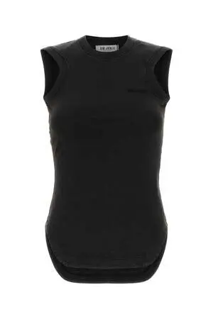 Attico Dark Cotton Tank Top