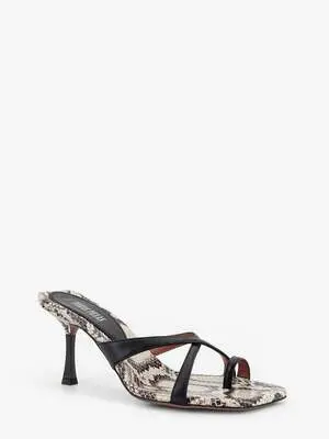 Paris Texas Lorena Leather Sandals - Multicolor