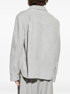 Loewe Suede Leather Overshirt - Multicolor