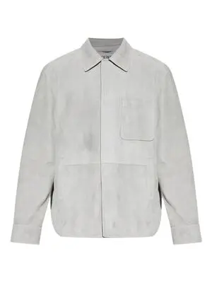 Loewe Suede Leather Overshirt - Multicolor
