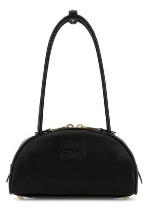 Miu Miu Miu Miu Black Leather Beau Shoulder Bag Multicolor