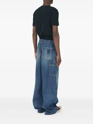 MAISON MARGIELA Wide-leg Paneled Denim Jeans - Multicolor
