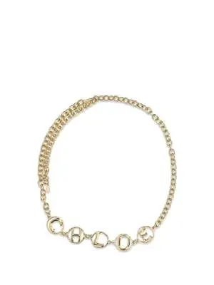 Chloé Chloé Script Jewel Belt Black