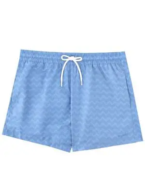 Missoni Missoni Printed Swim Shorts Blue