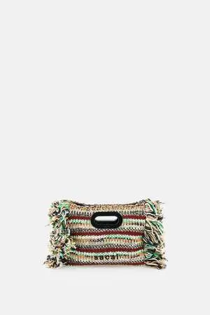 Sacai Mix Knit Shopper Bag Small