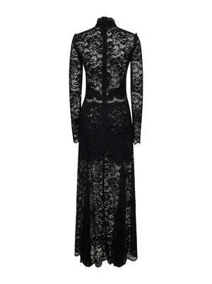Rabanne Black Lace Long Dress