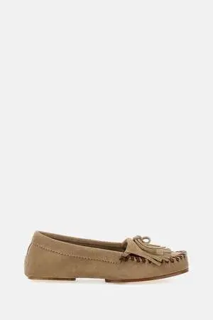 Paris Texas Fringe Flats For Women