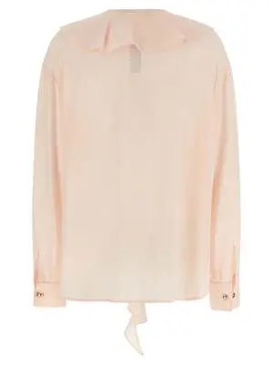 Max Mara Mstepica Silk Crêpe De Chine Blouse - Pink