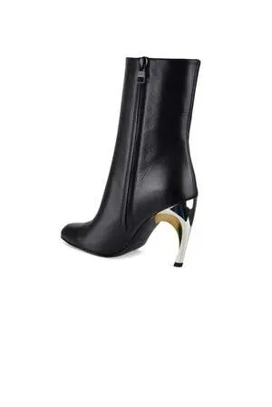 Alexander McQueen Armadillo Ankle Boots - Black
