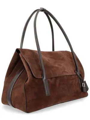 TOM FORD Suede Tote Bag - Brown
