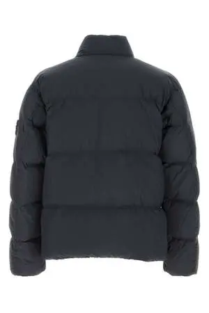 Stone Island Navy Nylon Down Jacket - Blue