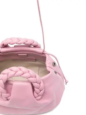 Hereu Bombon Braided Top Handle Drawstring Handbag