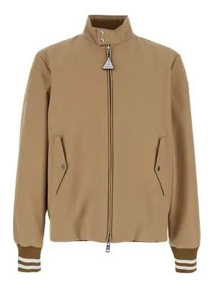 Moncler Moncler Reversible Puffer Jacket With Logo Patch Multicolor