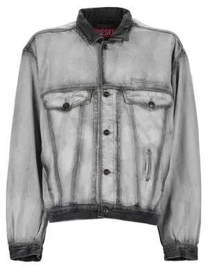 DIESEL® D-denver-fsi Denim Jacket - Gray