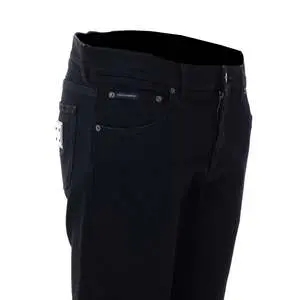 Dolce & Gabbana Slim Fit Stretch Denim Jeans - Black