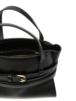 Moschino Tie Me Small Leather Handbag - Multicolor