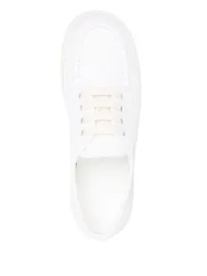Prada Lace-up Canvas Sneakers