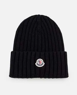 Moncler Logo Beanie Hat - Multicolor