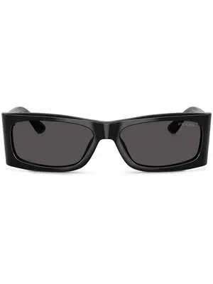 Prada Rectangle Sunglasses With Logo Detail - Multicolor