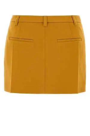 Miu Miu Stretch Viscose Blend Mini Skirt