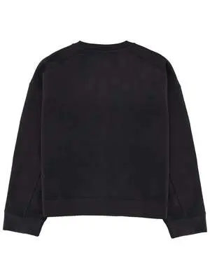 GANNI Oversized Raspberry Print Sweatshirt - Gray
