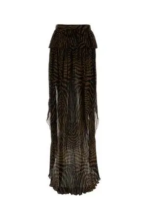 Blumarine Printed Crepe Skirt - Multicolor