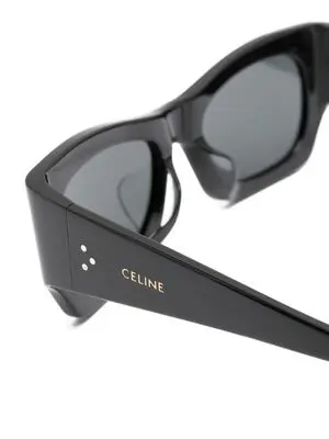 Celine Rectangular Frame Sunglasses - Multicolor