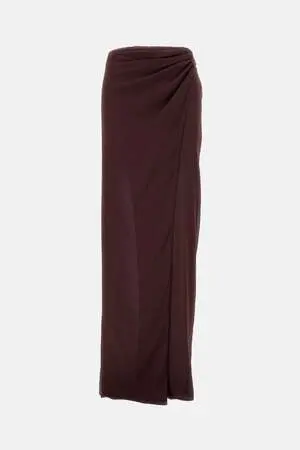 Andamane The Attico Phoebe Wrap Midi Skirt - Multicolor