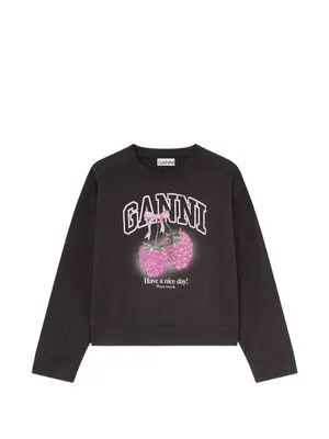 GANNI GANNI Cotton Sweatshirt Multicolor