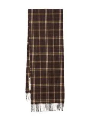 Celine Tartan Cashmere Scarf
