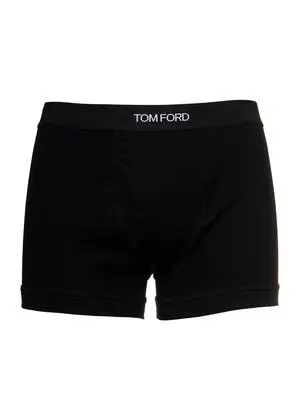 TOM FORD Cotton Boxer With Logo - Multicolor