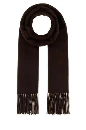 Prada Chocolate Silk Blend Scarf - Brown