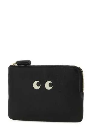 ANYA HINDMARCH Leather Loose Pocket Eyes Pouch