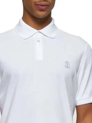 Brunello Cucinelli Cotton Piqué Polo Shirt