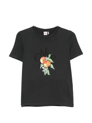 Chloé Printed Cotton T-shirt