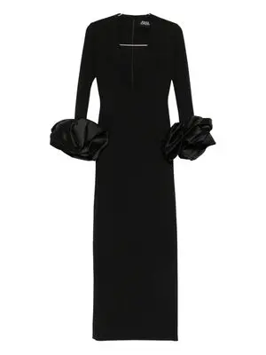ruffled cuff dresses