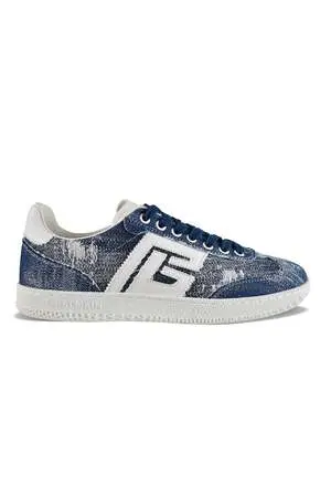 Balmain Denim Sneakers - Blue