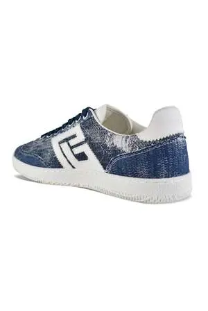 Balmain Denim Sneakers - Blue