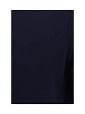 Brunello Cucinelli Virgin Wool Ribbed Crew Neck Sweater - Blue