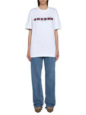 Gucci Printed Cotton Jersey T-shirt