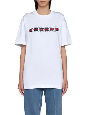 Gucci Printed Cotton Jersey T-shirt