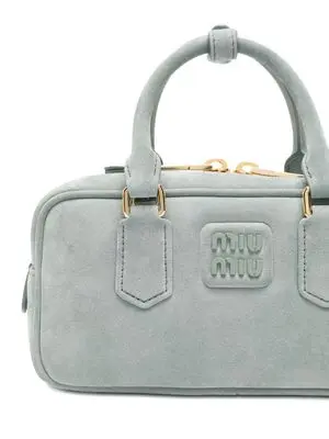 Miu Miu Arcadie Suede Leather Handbag