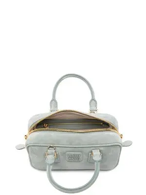 Miu Miu Arcadie Suede Leather Handbag