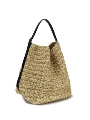 TOTEME Paper Raffia Tote Shoulder Bag