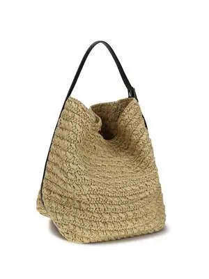 TOTEME Paper Raffia Tote Shoulder Bag