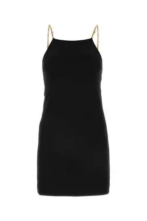 Palm Angels Jersey Mini Dress - Black
