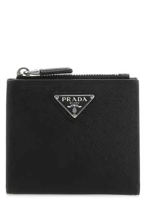Prada Leather Wallet - Black