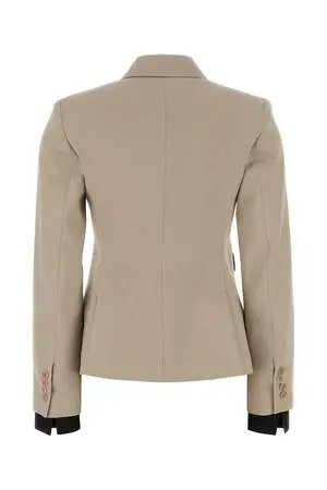 Max Mara Sand Wool Blend Placido Blazer