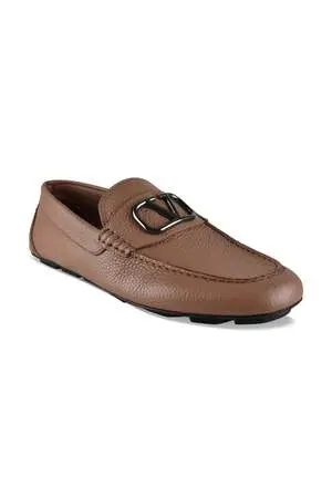 Valentino Garavani Vlogo Loafers - Brown