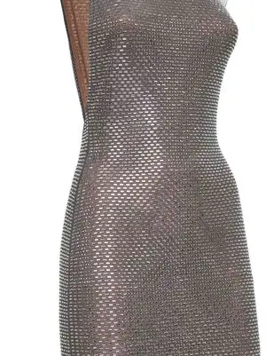SELF-PORTRAIT One-shoulder Embellished Maxi Dress - Multicolor